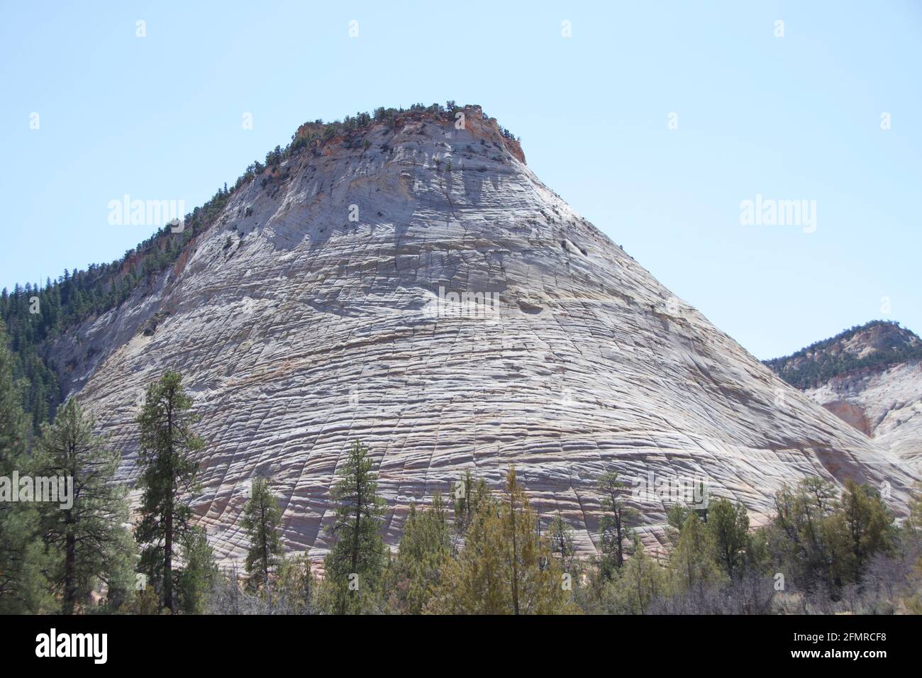 Zion National Park, Checkerboard Mesa Stock Photo - Alamy