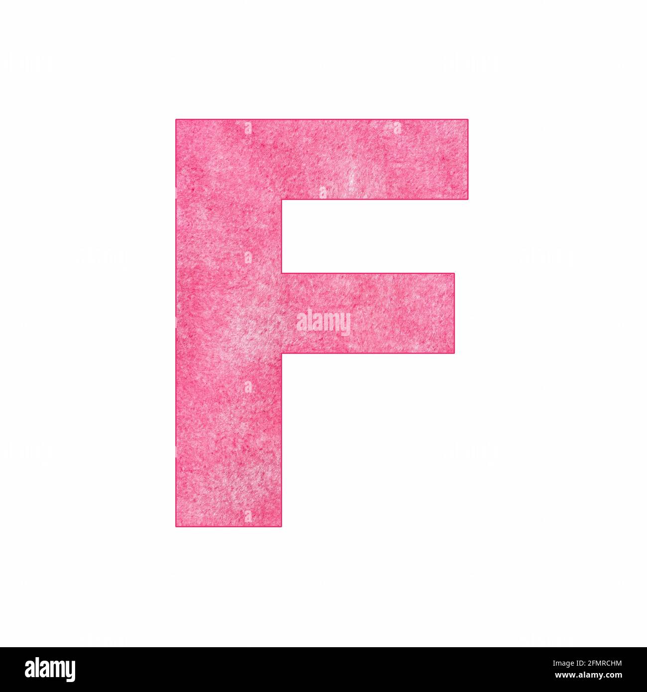 The Letter F In Pink