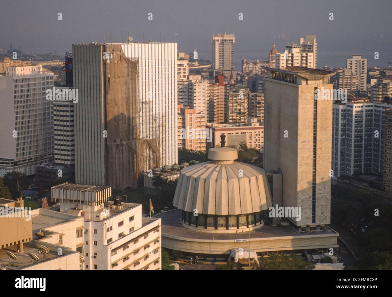 MUMBAI, INDIA - Aerial view of Nariman Point buildings Stock Photo - Alamy