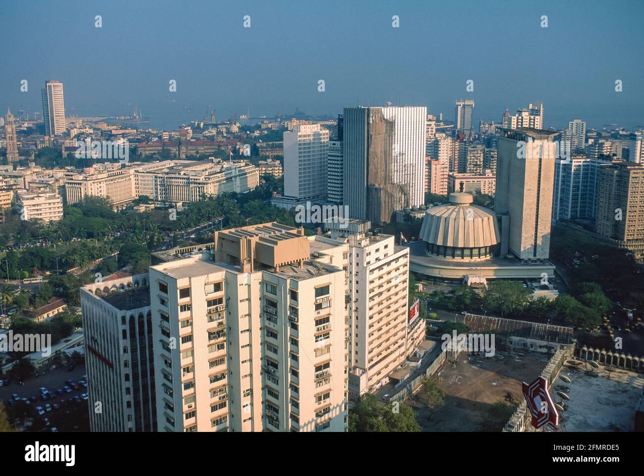 MUMBAI, INDIA - Aerial view of Nariman Point buildings Stock Photo - Alamy