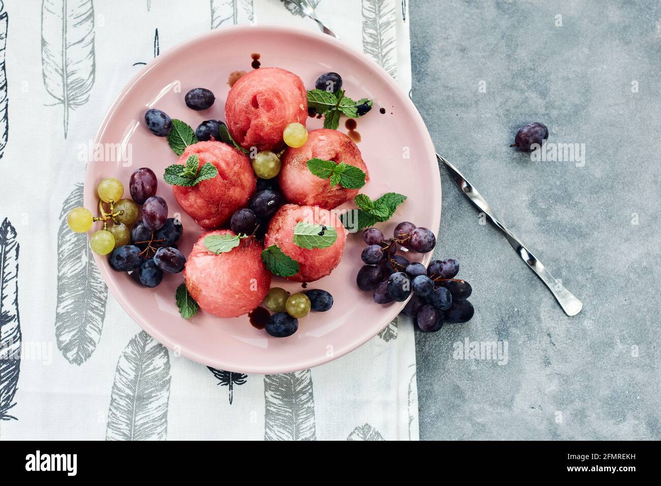 Grapes watermelon hi-res stock photography and images - Alamy