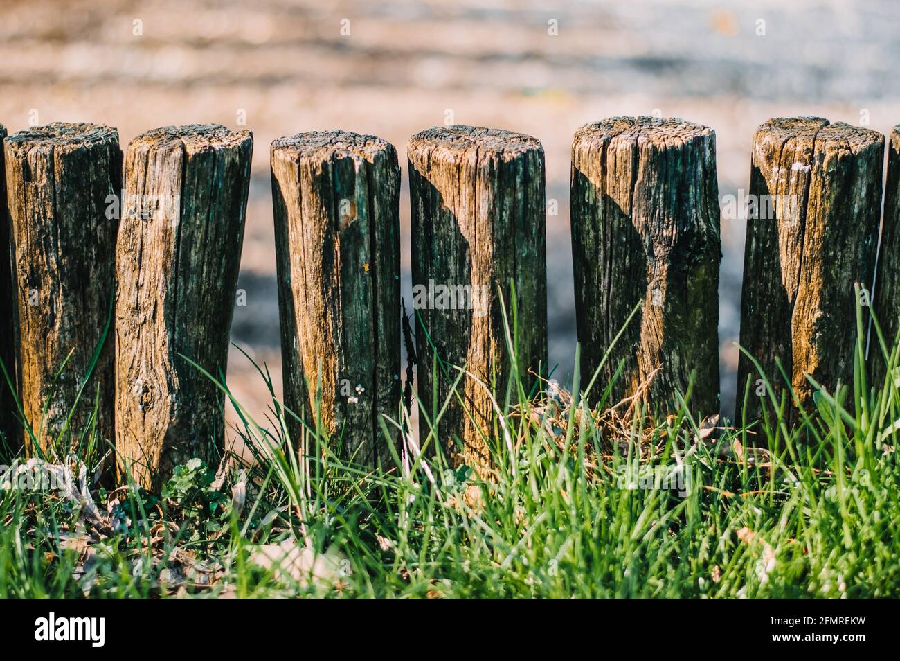 Log barrier hi-res stock photography and images - Alamy