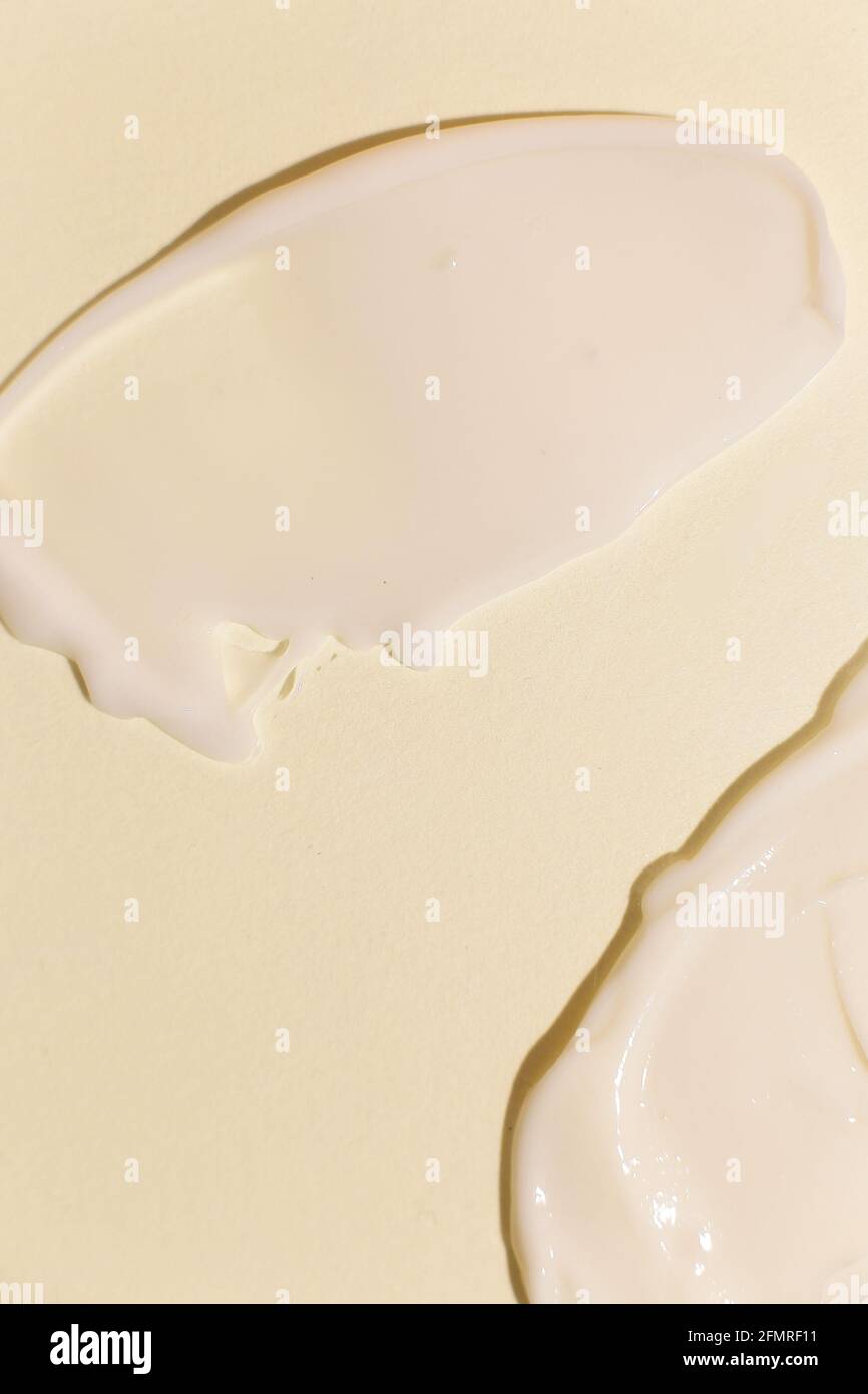 Cosmetic cream texture on neutral background Stock Photo - Alamy
