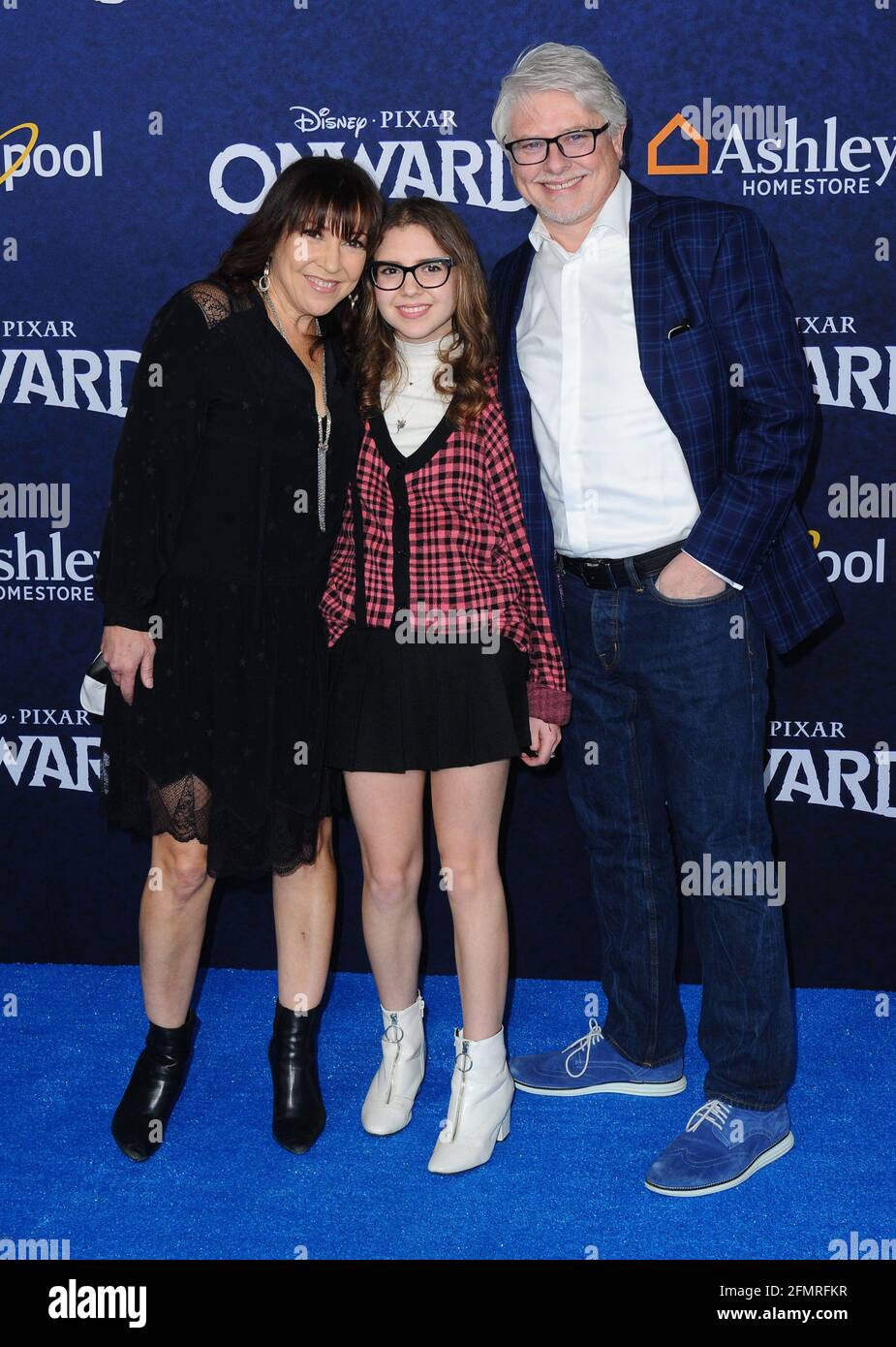 Los Angeles - CA - 02/18/2020 Onward Los Angeles Premiere -PICTURED: Dave FoleyCrissy Guerrero ...