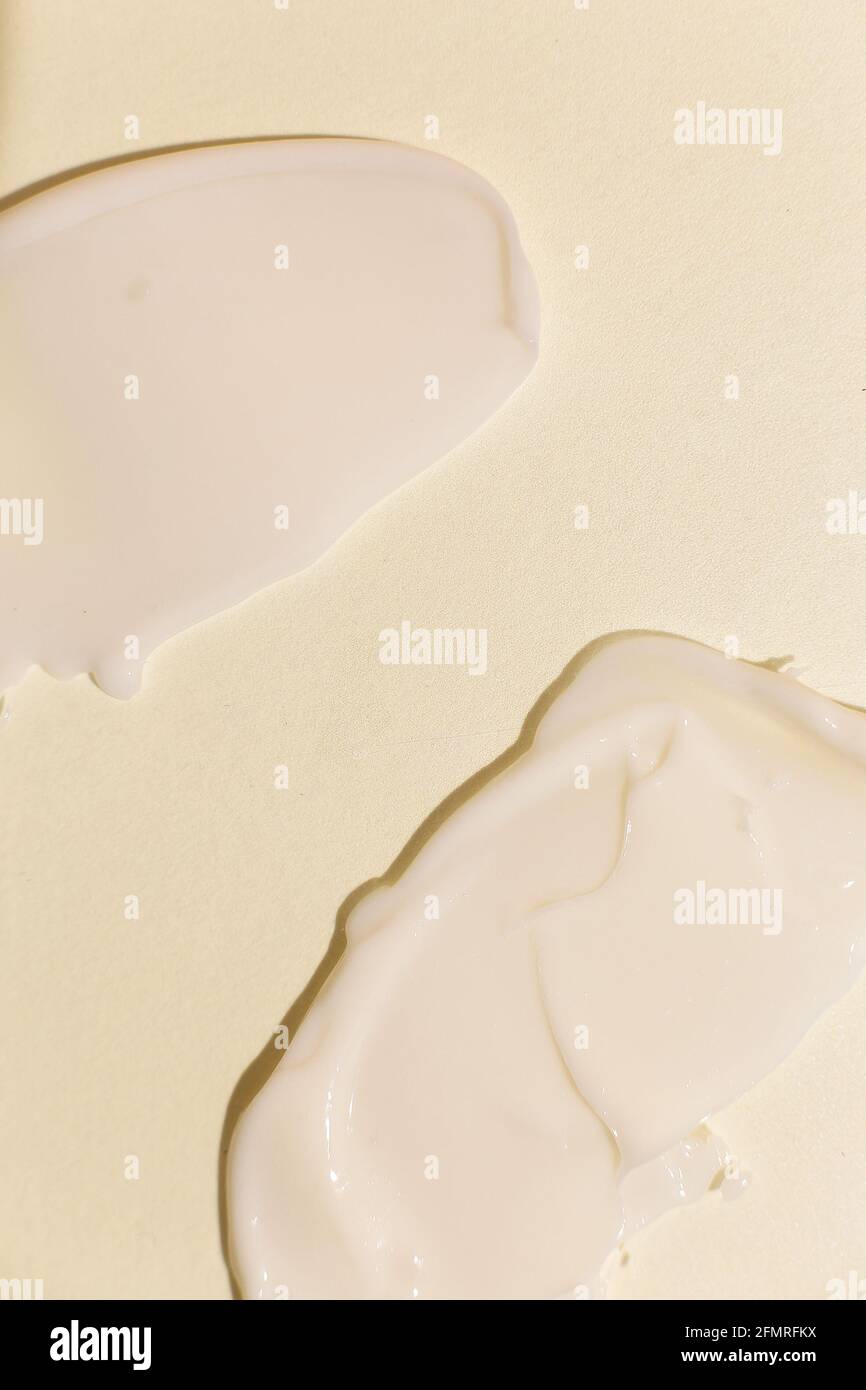 Cosmetic cream texture on neutral background Stock Photo - Alamy