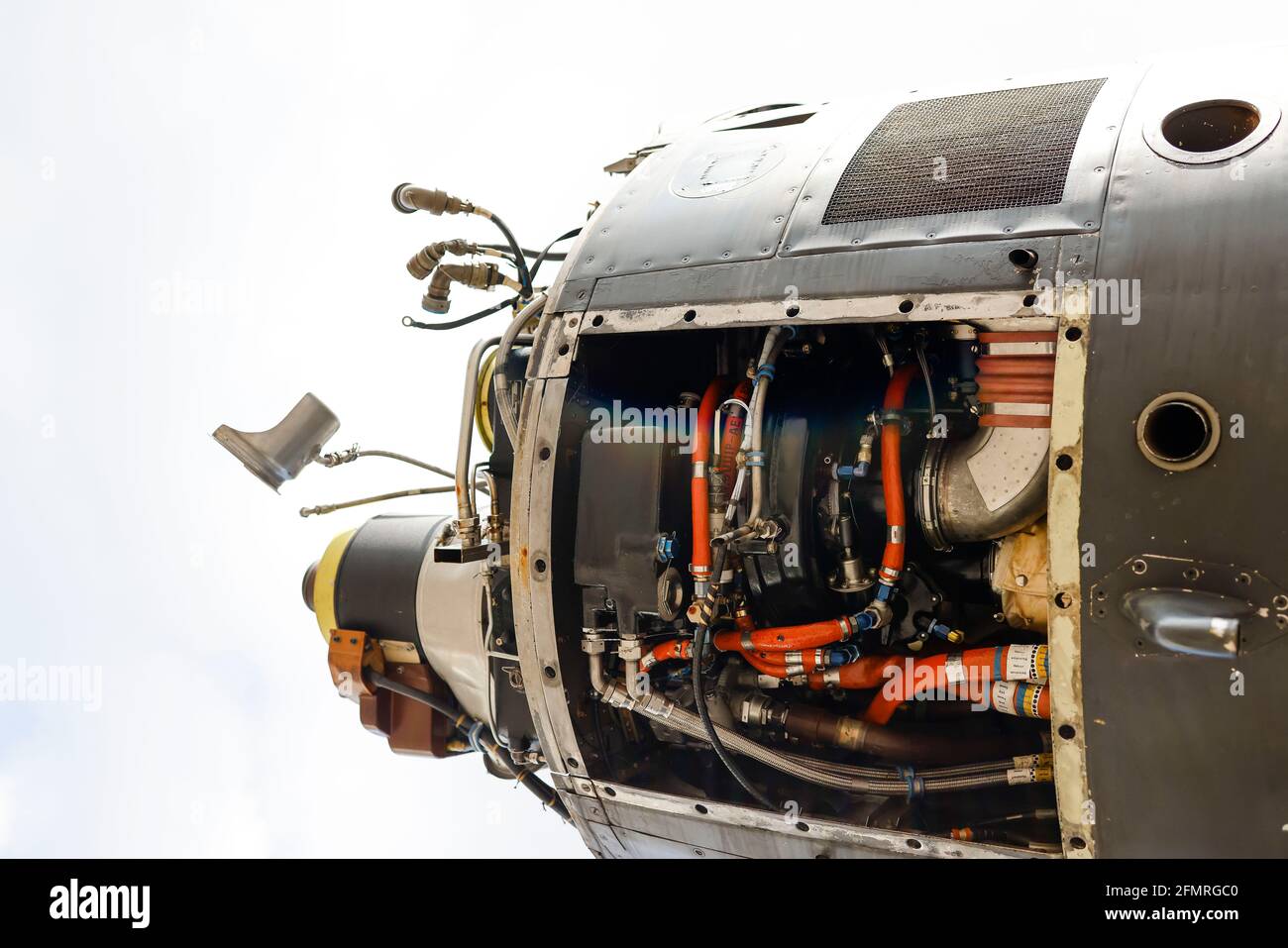 Hohn, Germany. 25th Mar, 2021. Parts of the engine are dismantled in a ...