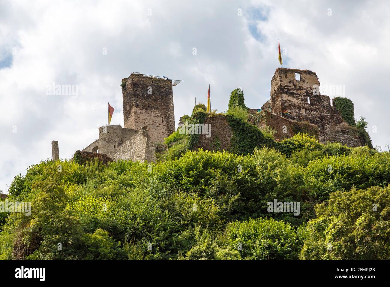 Castle ruin metternich beilstein germany hi-res stock photography and ...