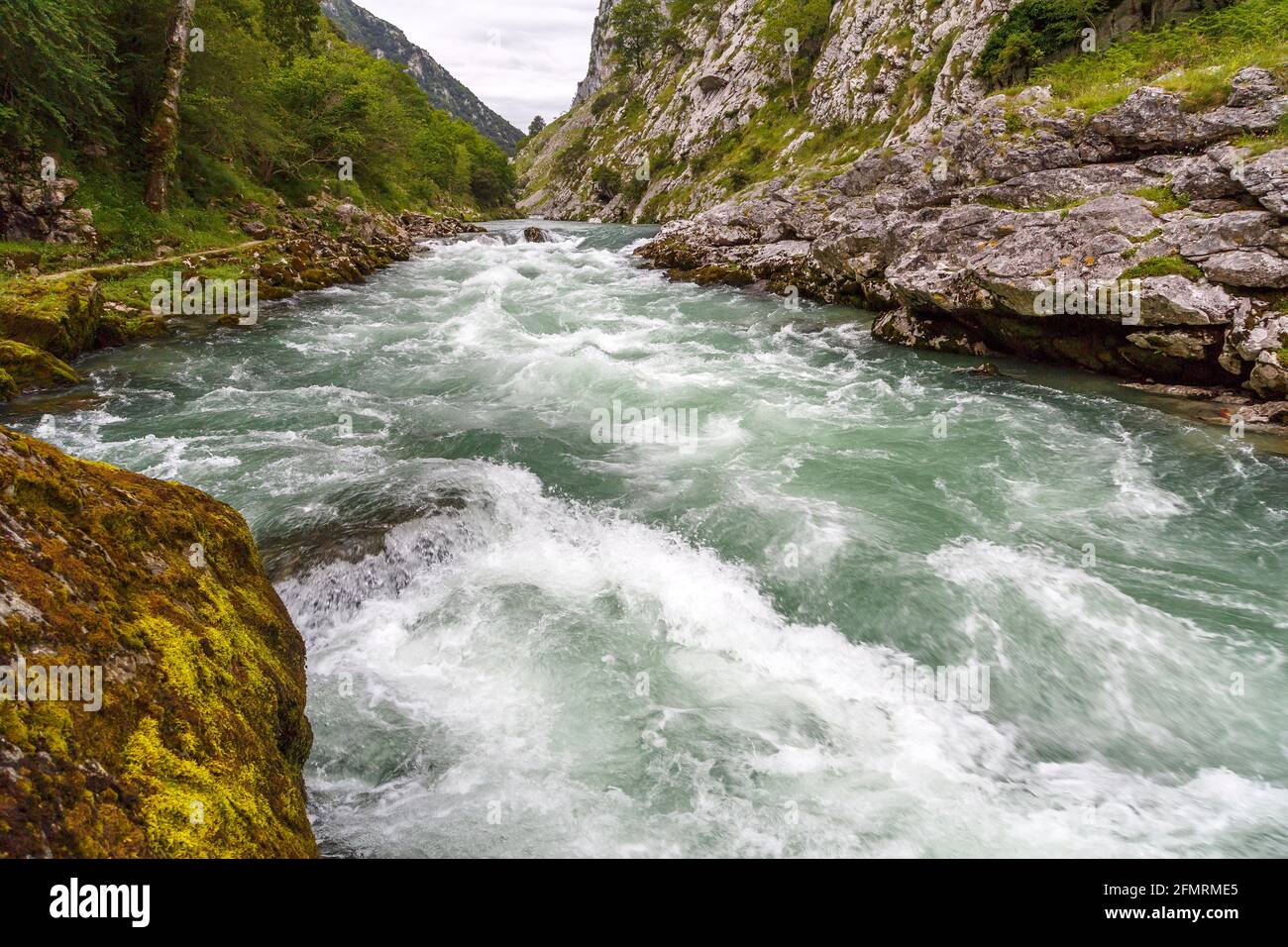 Cares river (National Park Picos de Europa) Asturias Spain Stock Photo ...