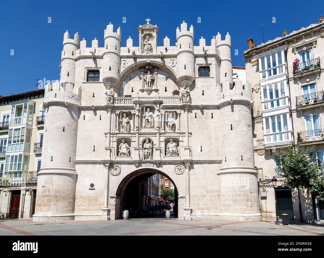 One of the twelve ancient gateways to the city of Burgos Spain, Europe ...