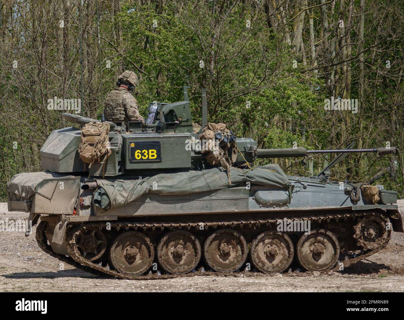 british army FV107 Scimitar armoured tracked military reconnaissance ...