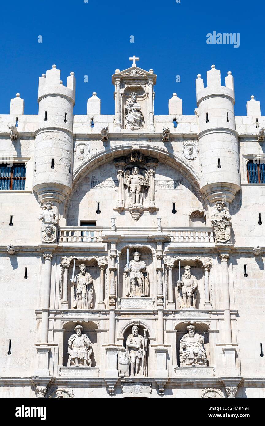 One of the twelve ancient gateways to the city of Burgos Spain, Europe ...