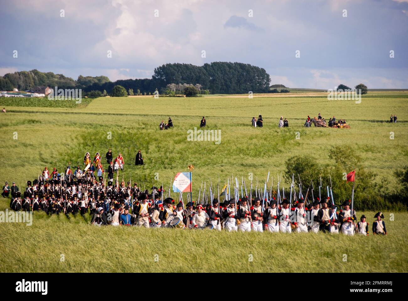 French infantry line column hi-res stock photography and images - Alamy