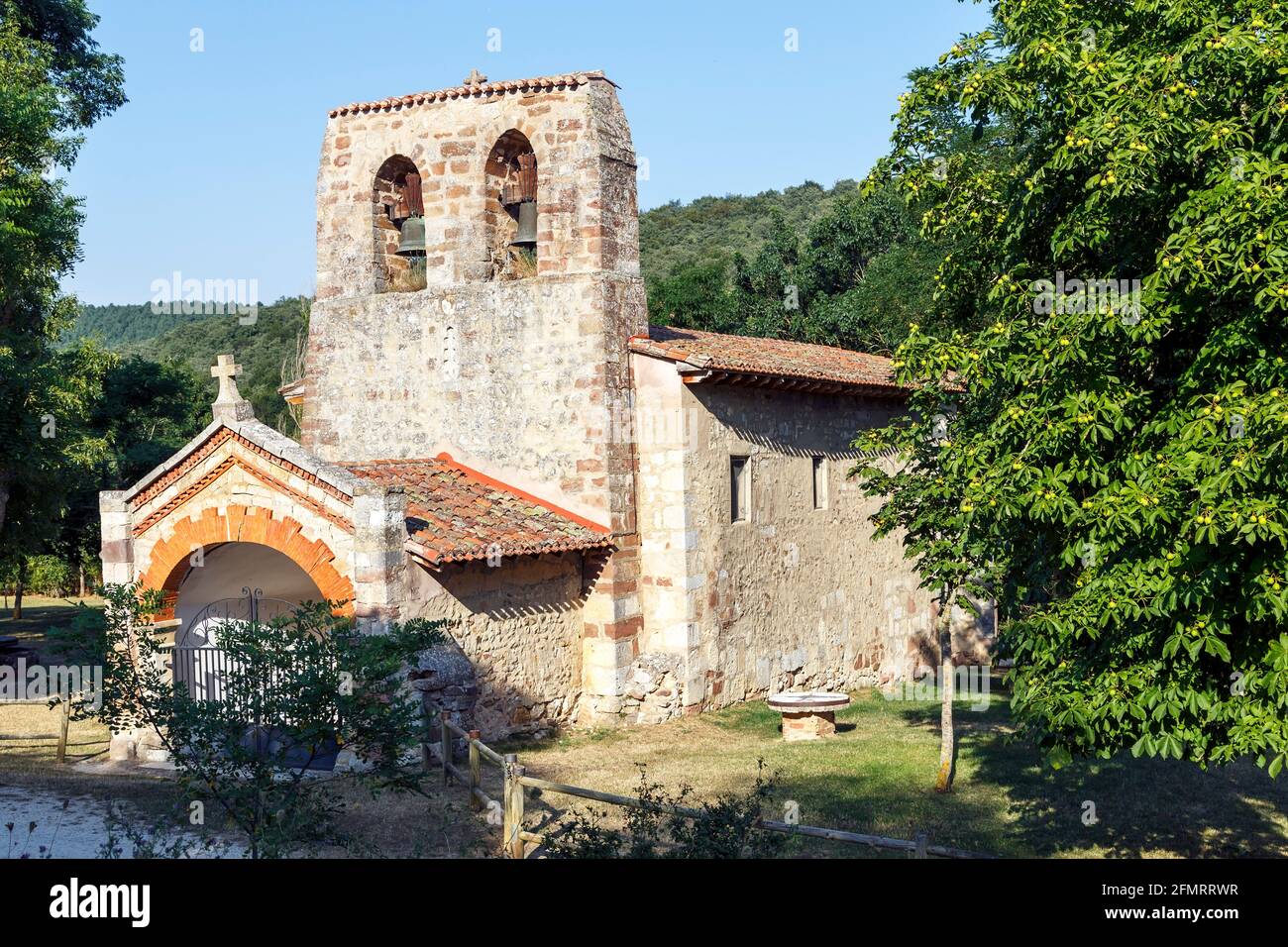 Chapel of Our Lady of the mountains of Oca, Burgos, Spain Stock Photo ...