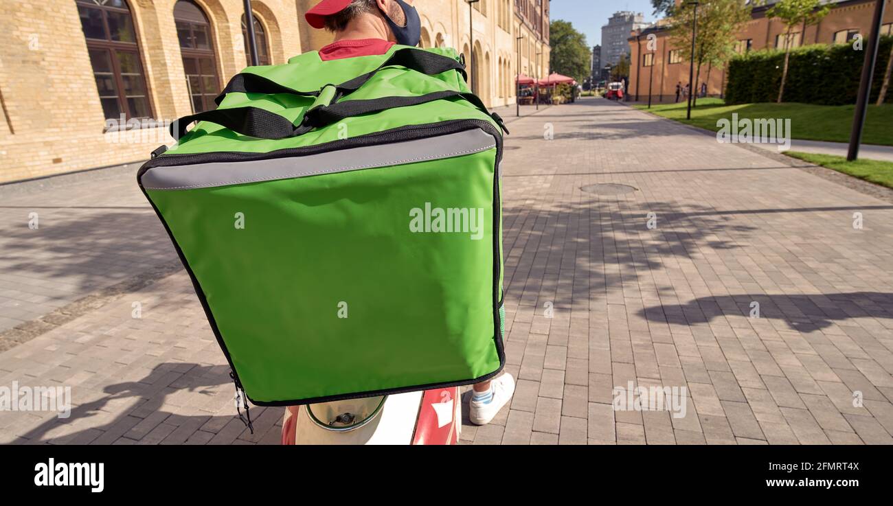 Courier vertical hi-res stock photography and images - Alamy
