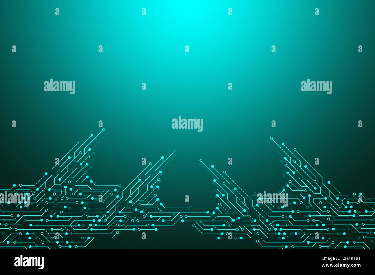 Computer motherboard background with circuit board electronic elements ...