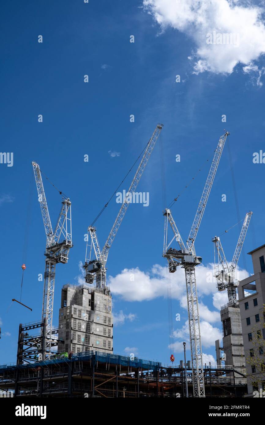 LONDON - KINGS CROSS: Construction work in Kings Cross London Photo ...