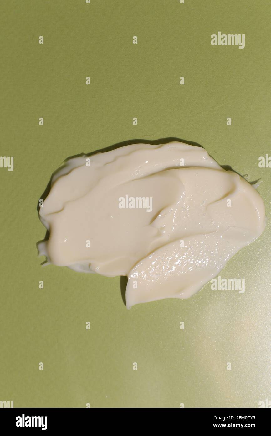Cosmetic cream texture on neutral background Stock Photo - Alamy