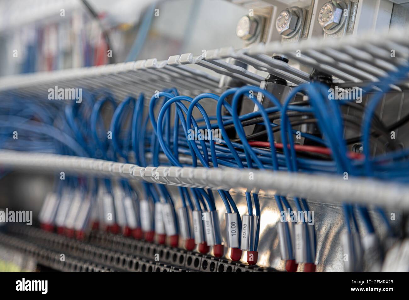 Construction of electricity networks hi-res stock photography and ...