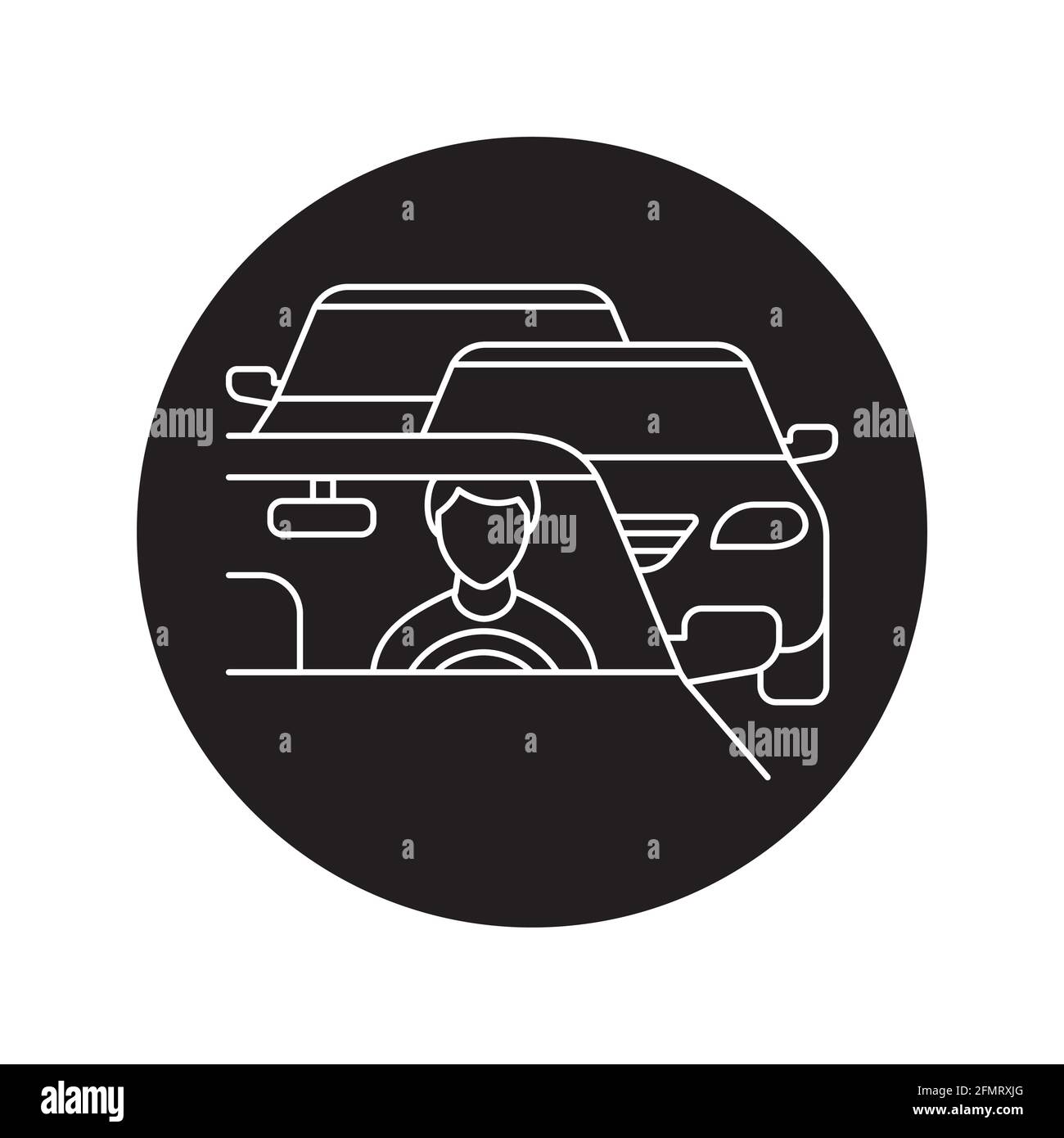 Driving color line icon. Pictogram for web page, mobile app, promo. UI ...