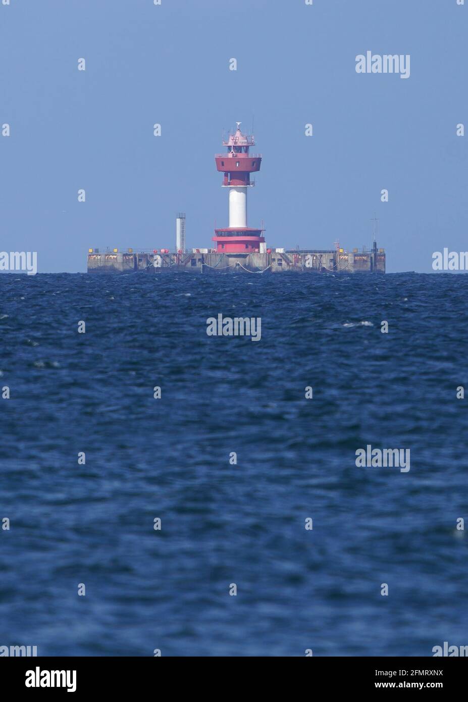 Strande, Germany. 06th May, 2021. The lighthouse Kiel with the pilot ...