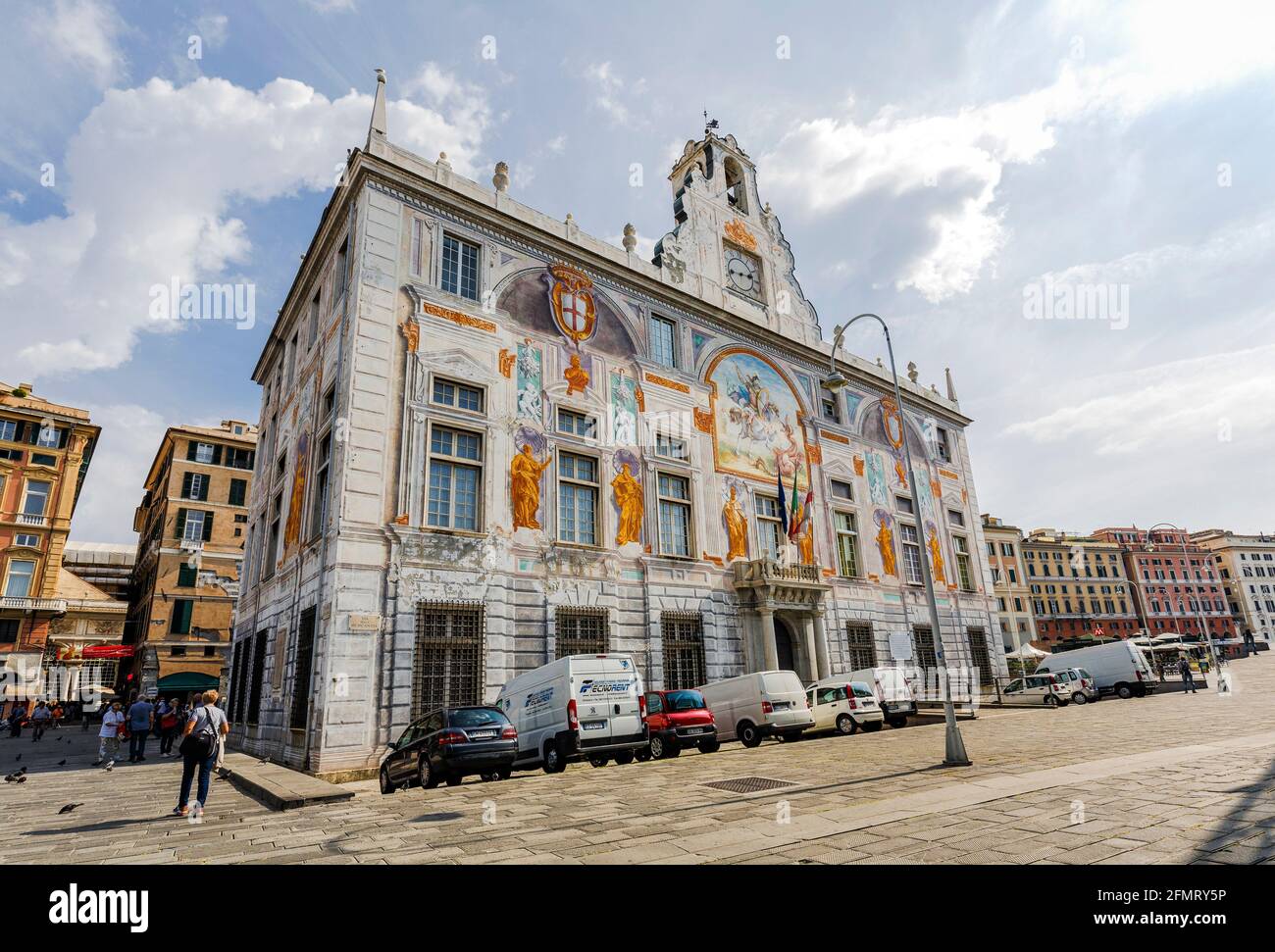 Genova, Italy - September 27, 2015: Palace of St. George, also known as ...