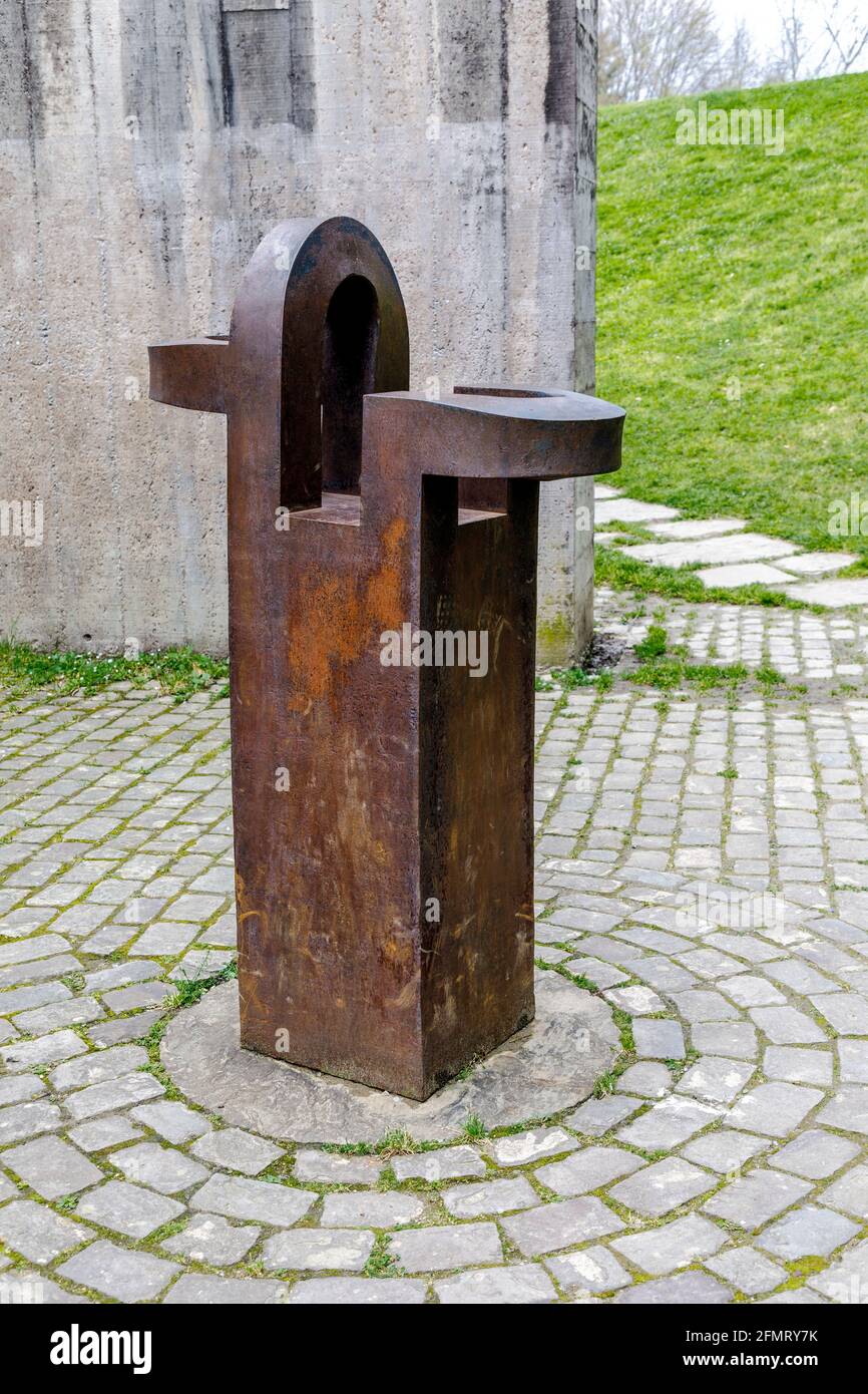 Guernica, Spain - April 09, 2018: Sculpture by Eduardo Chillida, work ...