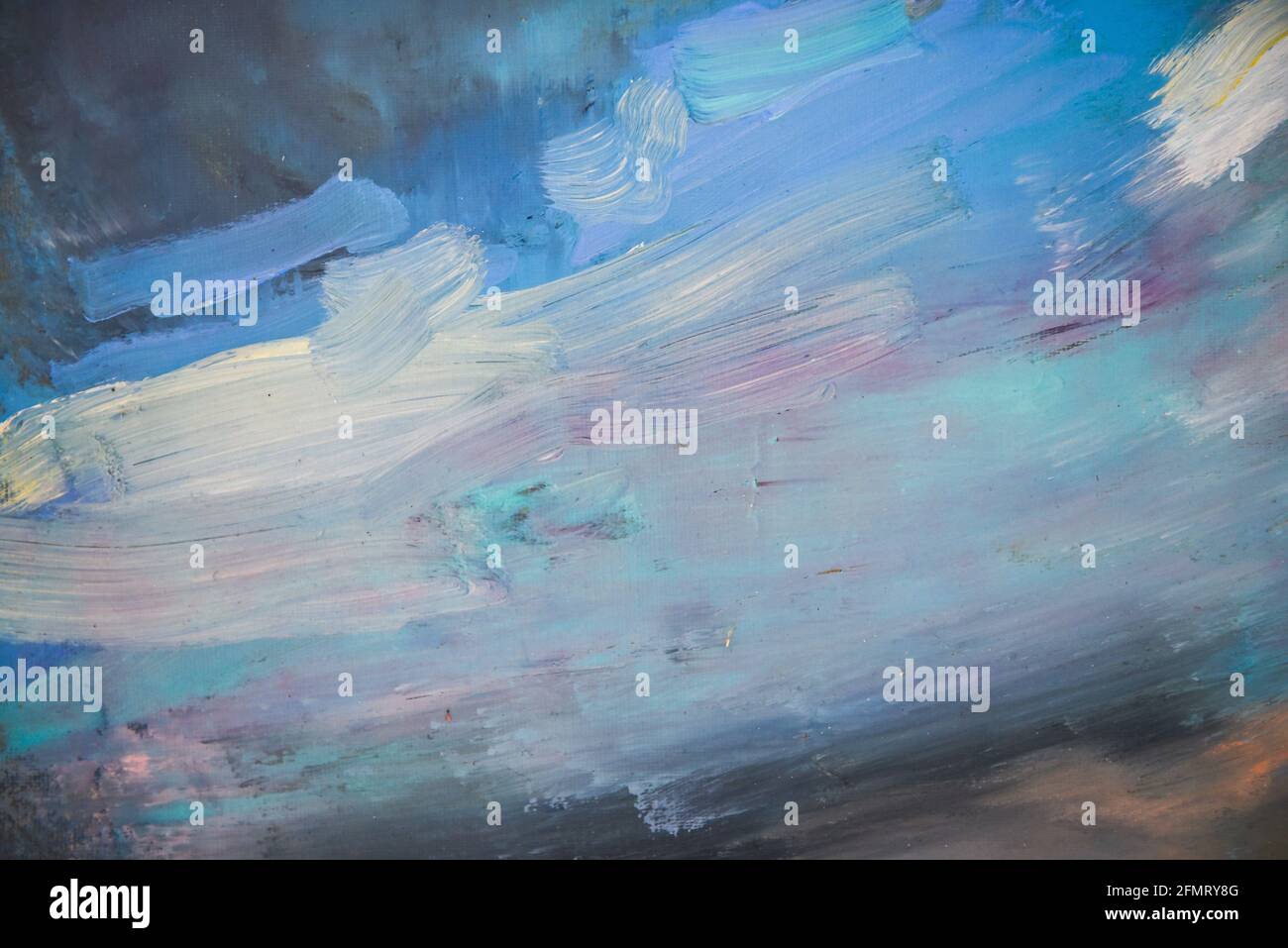 Painting canvas close up texture background with colors vivid colorful ...