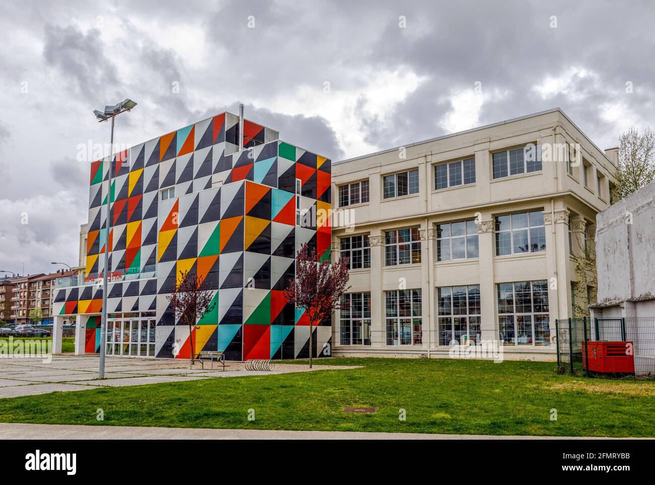 Guernica, Spain - April 09, 2018: Former Astra weapons factory in ...