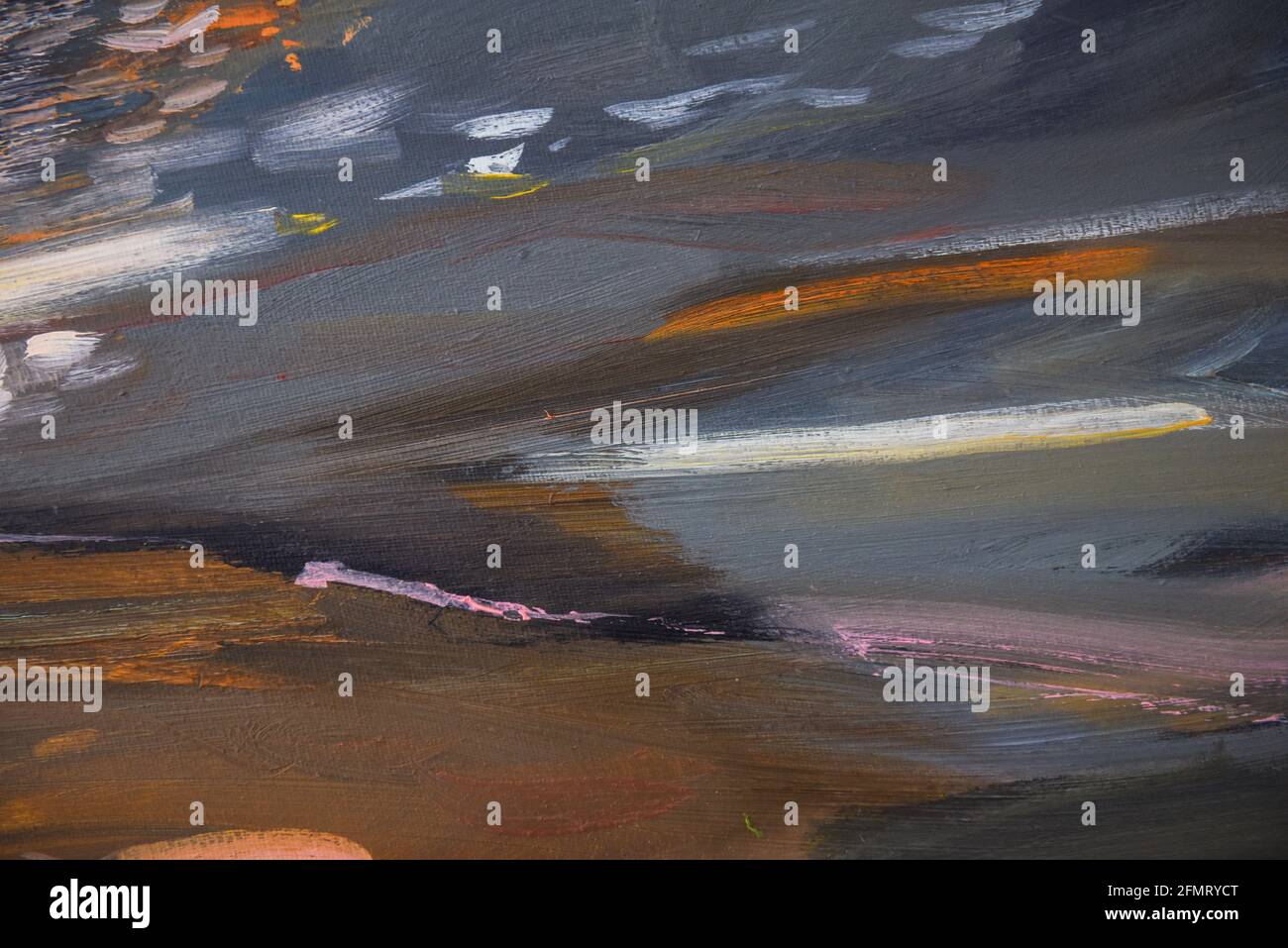 Painting canvas close up texture background with colors vivid colorful ...