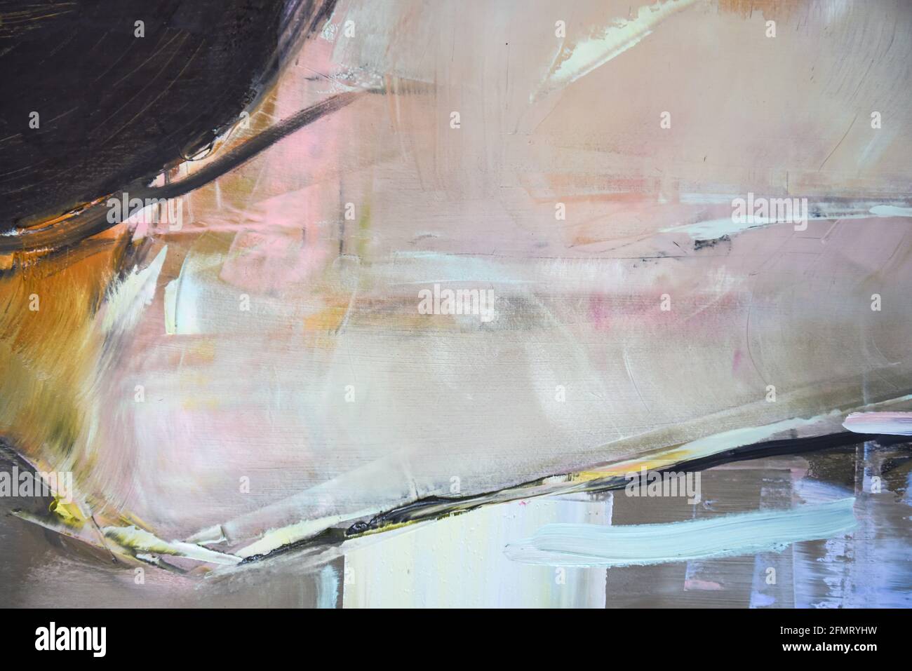 Painting canvas close up texture background with colors vivid colorful ...