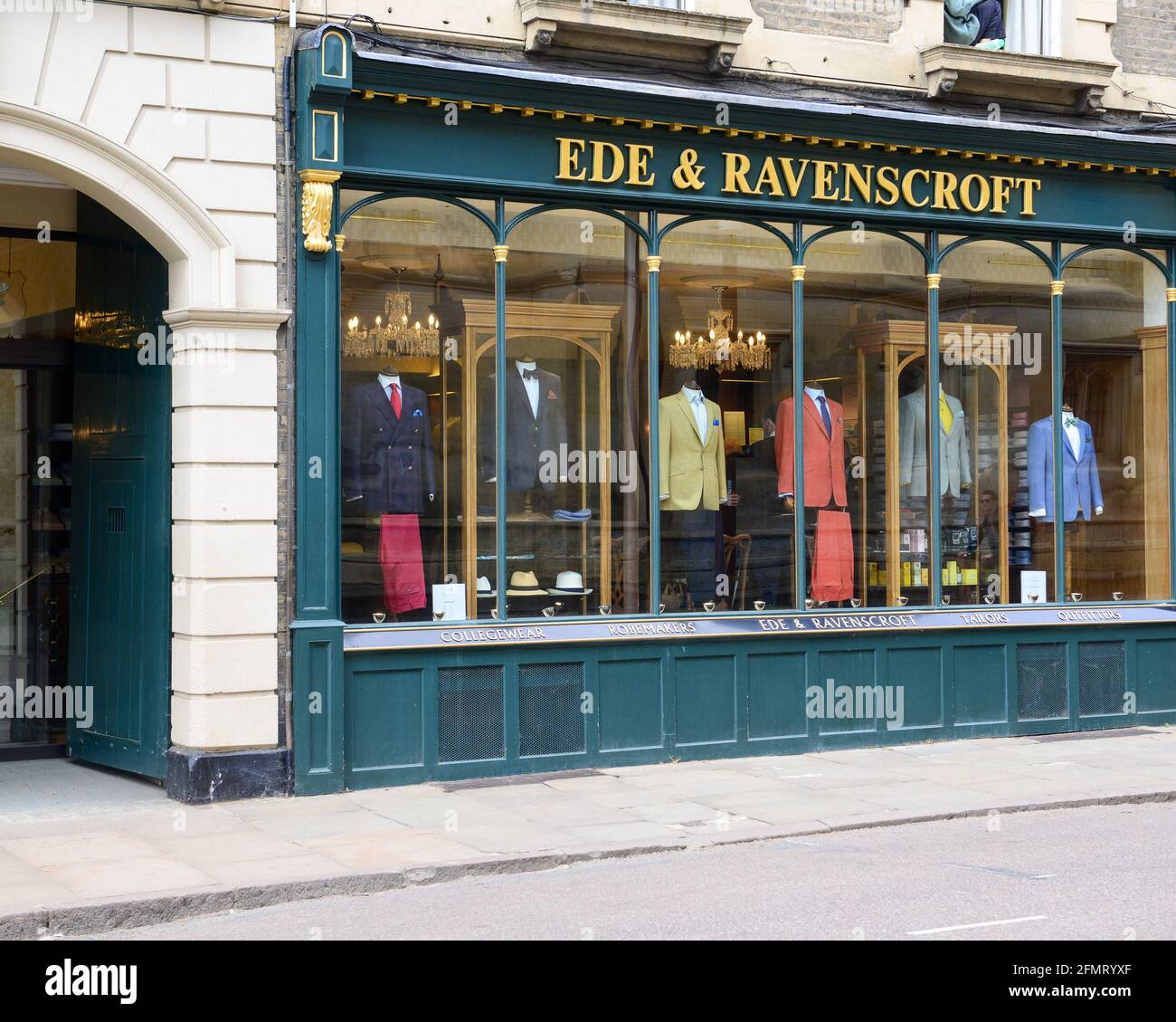 Cambridge, UK, England 01-05-2021. Building exterior of upmarket retail ...