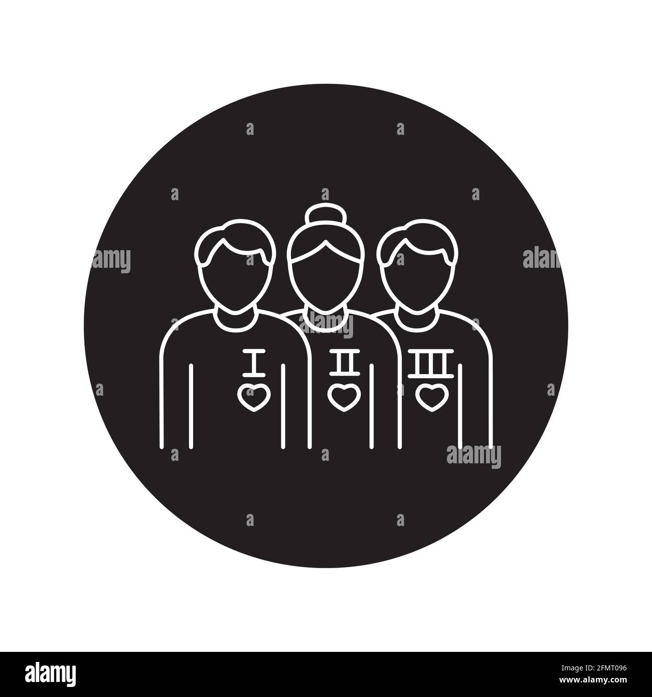 Volunteer queue Stock Vector Images - Alamy