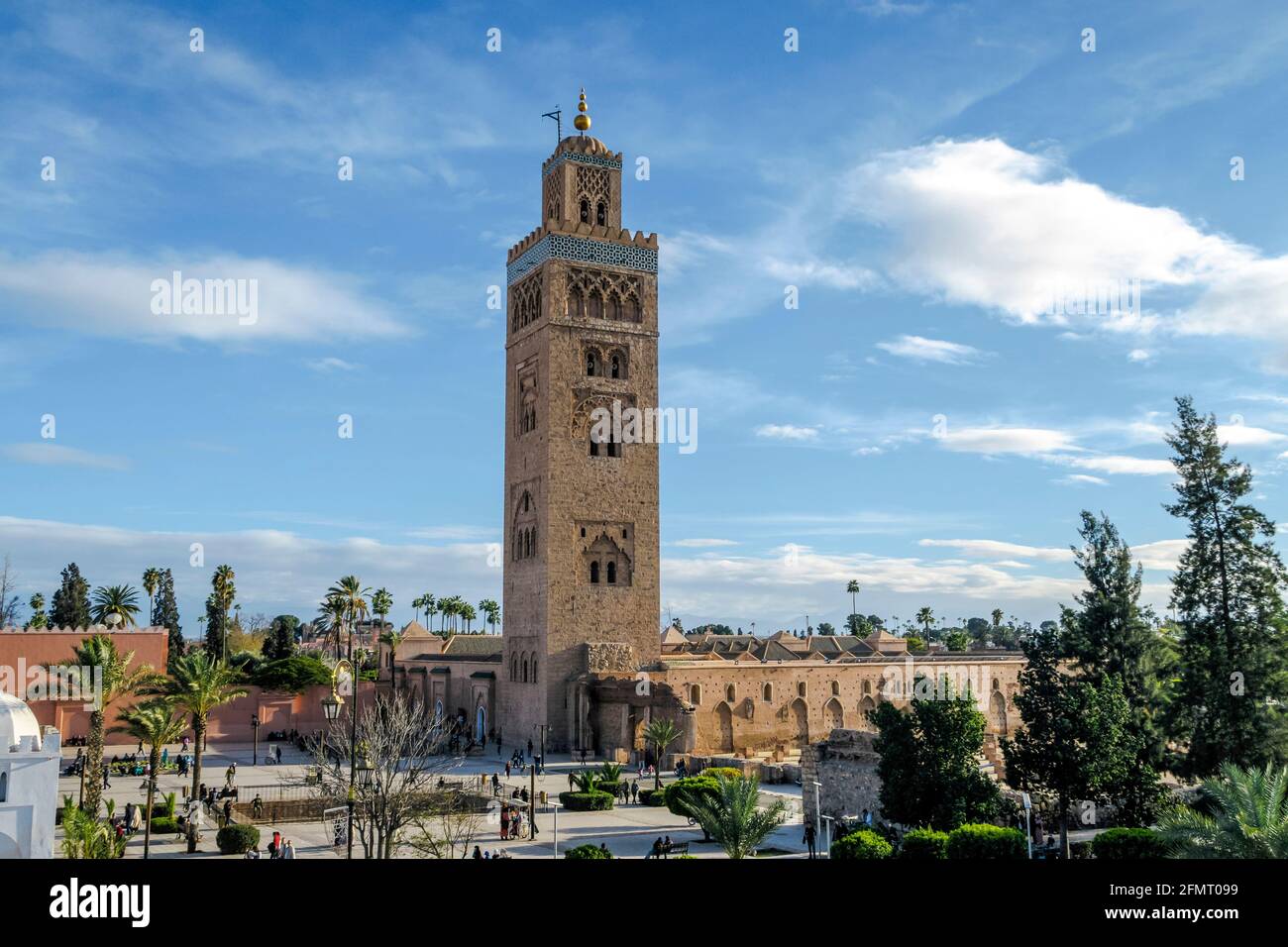 Marrakech, Morocco - March 04, 2017: The Koutoubia Mosque is the ...