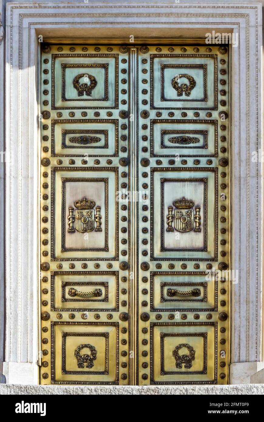 Members convention center door, before the building of Spanish ...