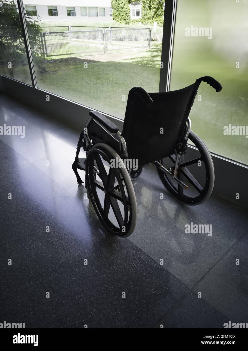 Wheelchair detail for sick and disabled, health care Stock Photo - Alamy