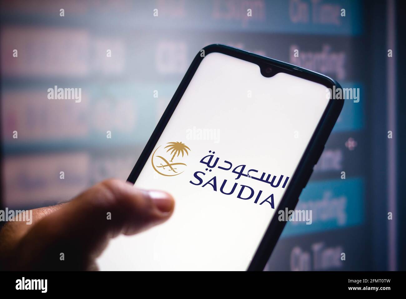 Saudia logo hi-res stock photography and images - Alamy
