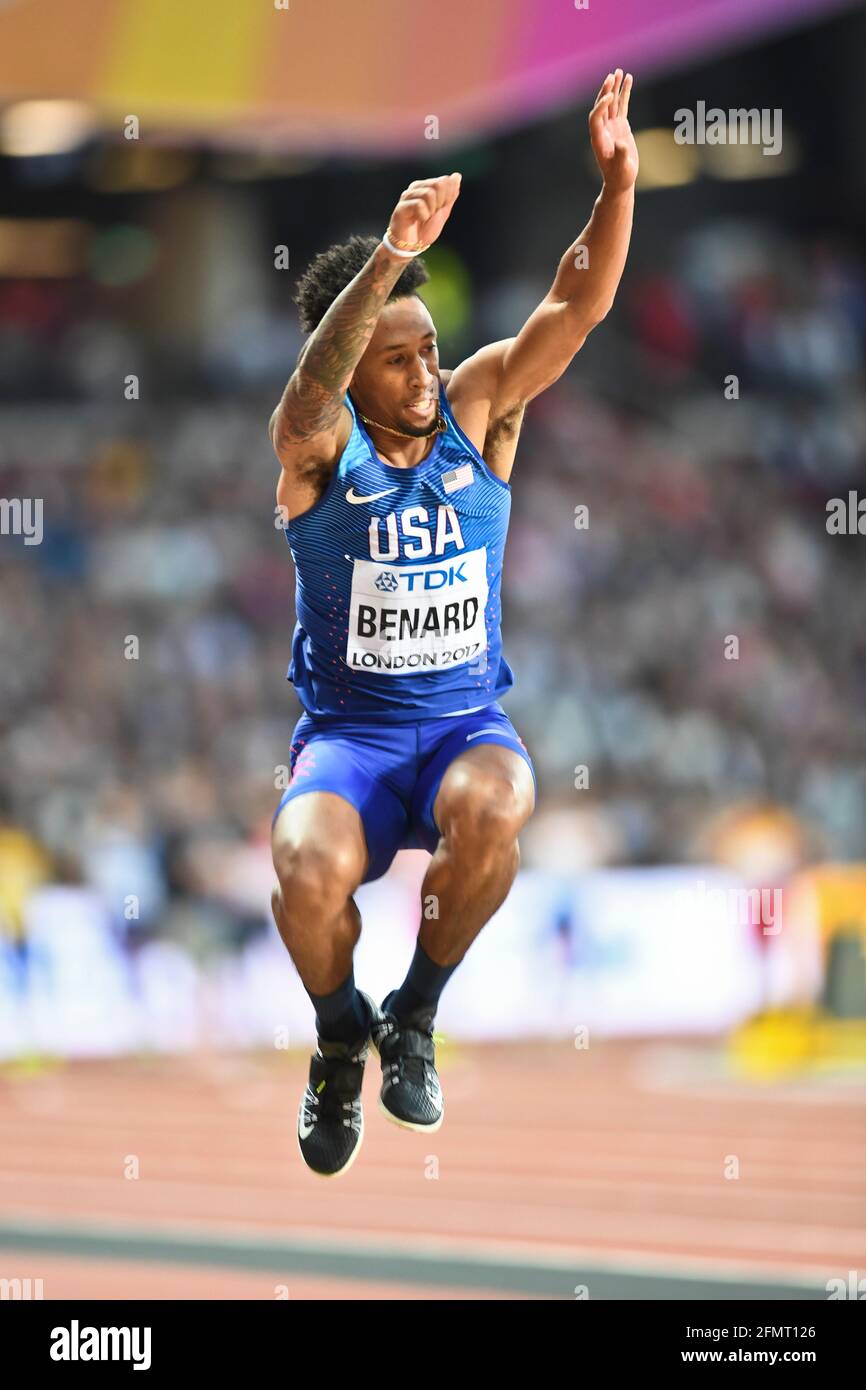 Chris Benard (USA). Triple Jump men, Final. IAAF World Championships ...