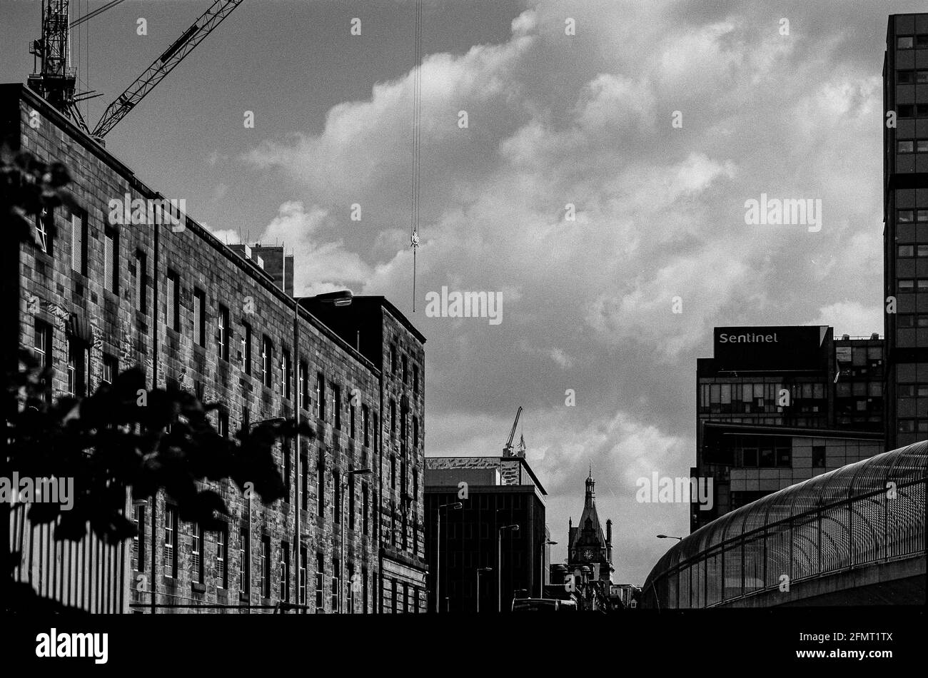 Glasgow walkway Black and White Stock Photos & Images - Alamy