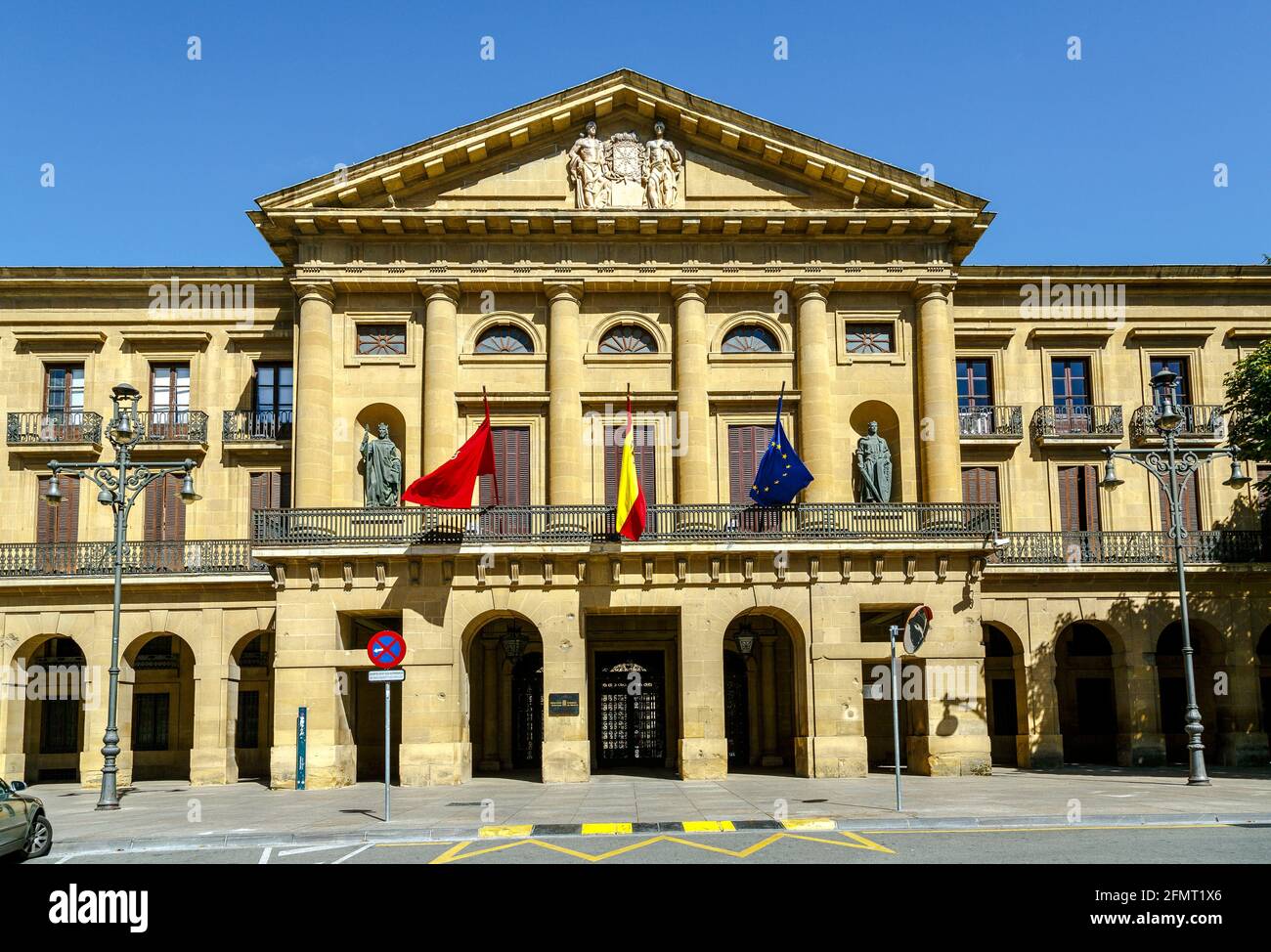Spain navarra pamplona palace government hi-res stock photography and ...