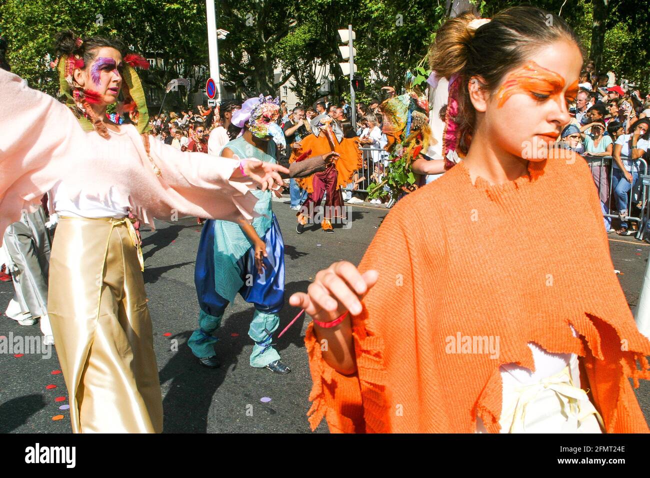 Defile of the Dance Biennal, Lyon, France Stock Photo - Alamy