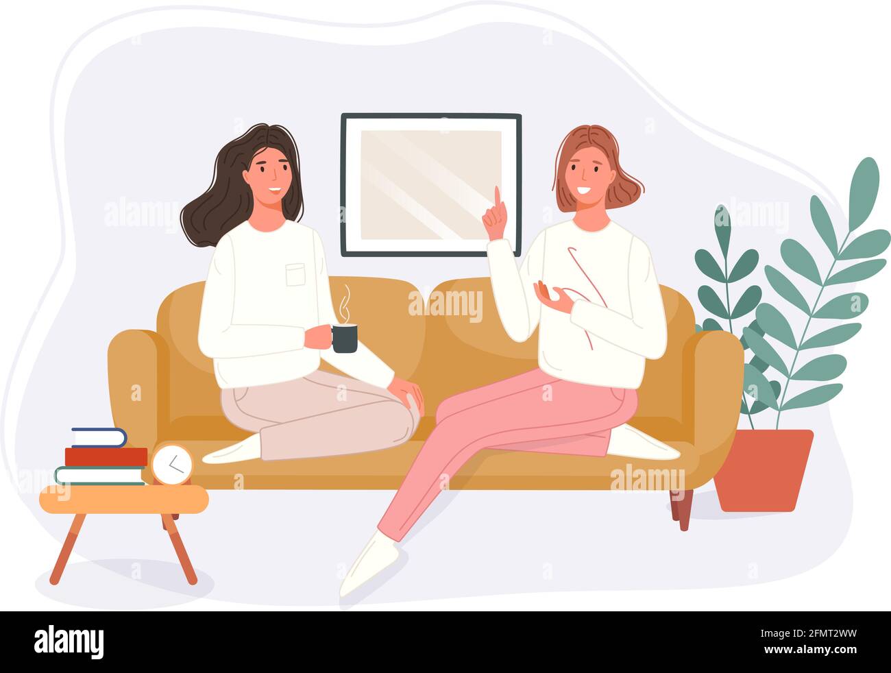 People Sitting Talking Clipart