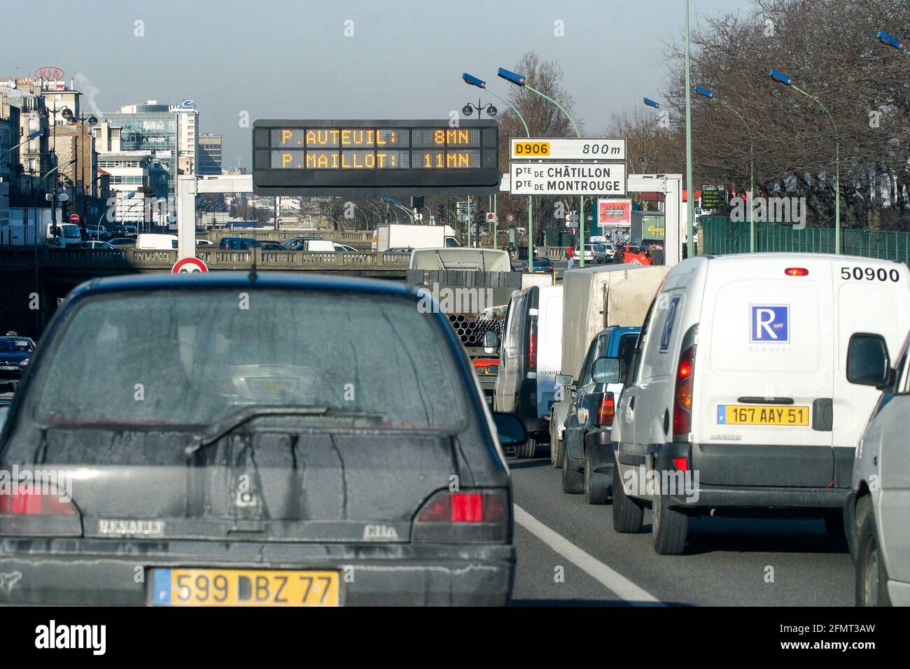 Traffic on the Ring road, Paris, France Stock Photo - Alamy