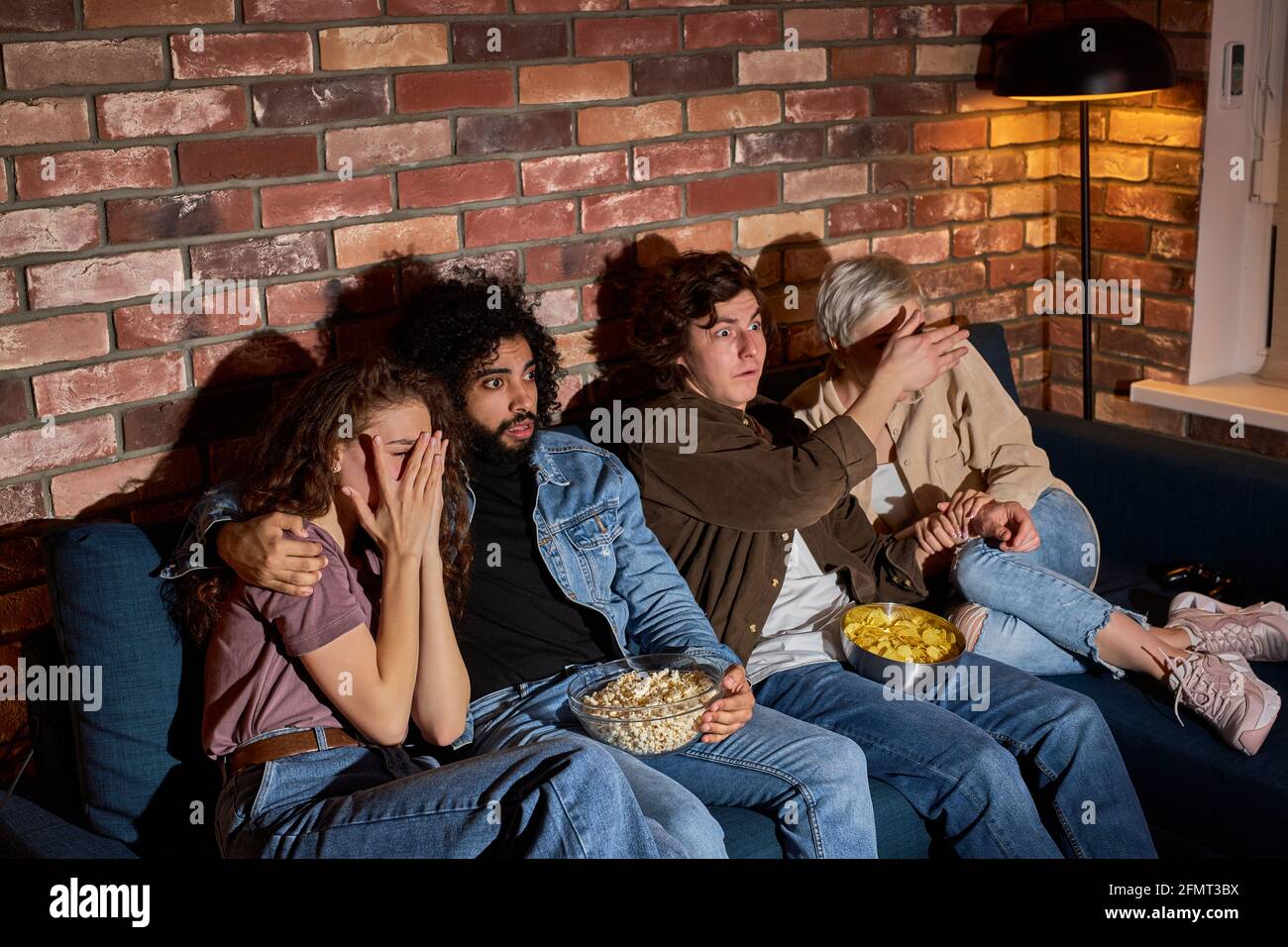 Nervous people eating hi-res stock photography and images - Alamy
