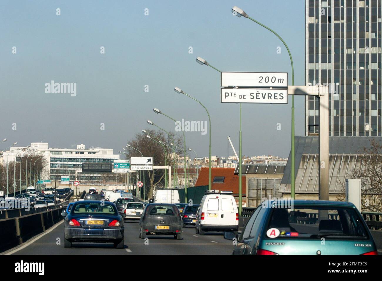 Traffic on the Ring road, Paris, France Stock Photo - Alamy