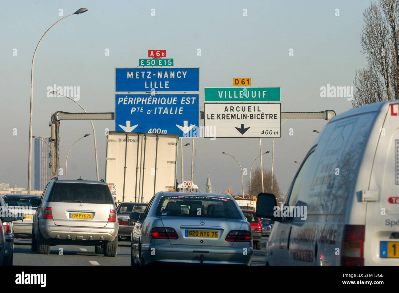 Traffic on the Ring road, Paris, France Stock Photo - Alamy