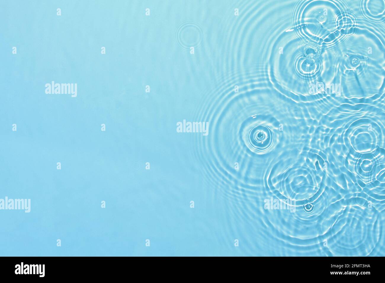 transparent blue colored clear calm water surface texture Stock Photo ...
