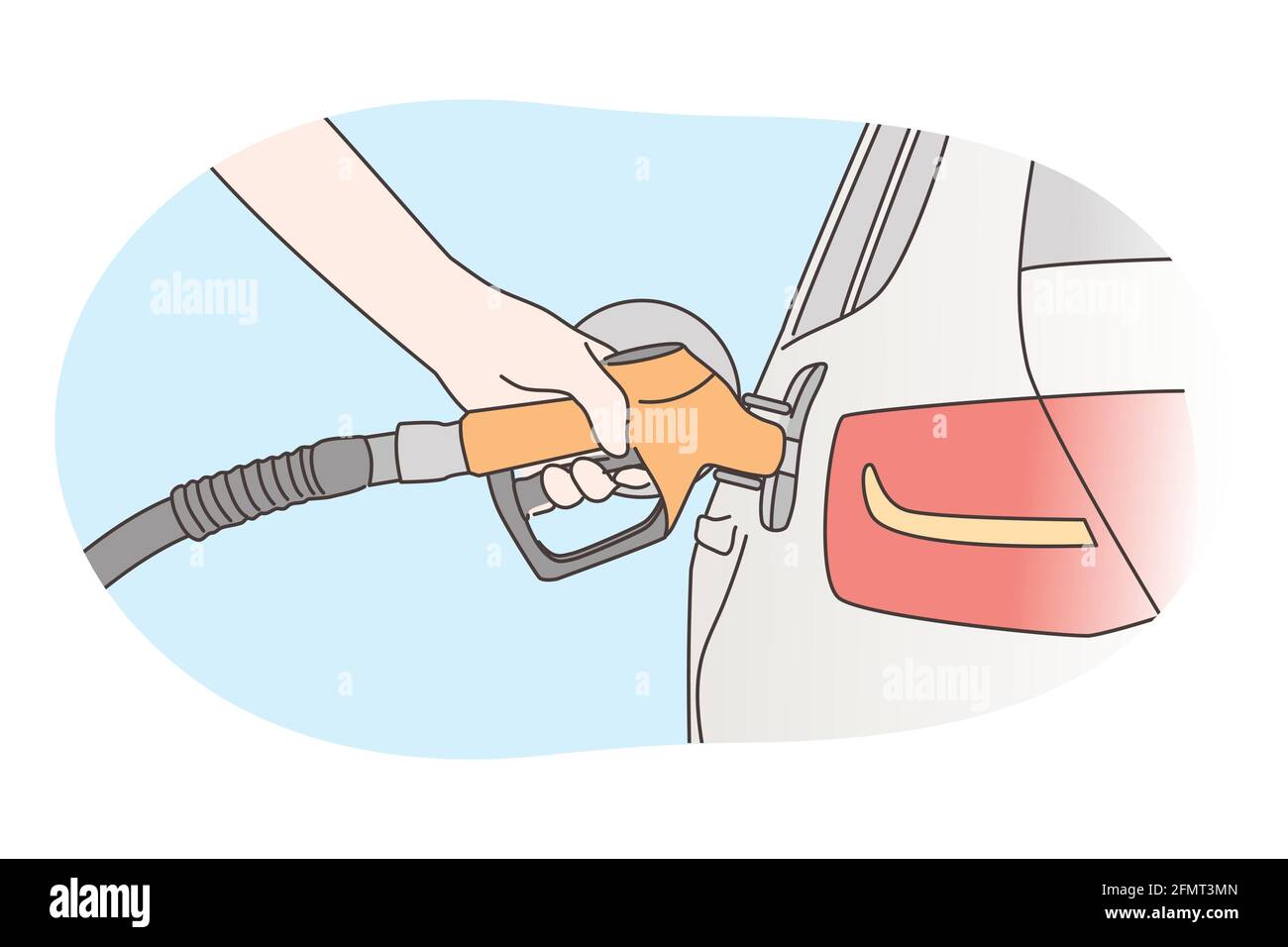 Pumping vehicle Stock Vector Images - Alamy