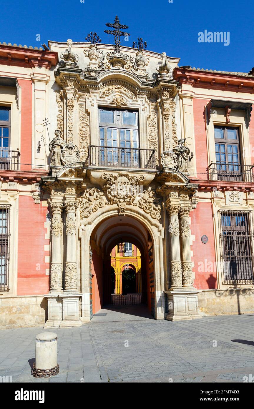 Archbishop's Palace - historical heritage monument, Sevilla, Spain ...