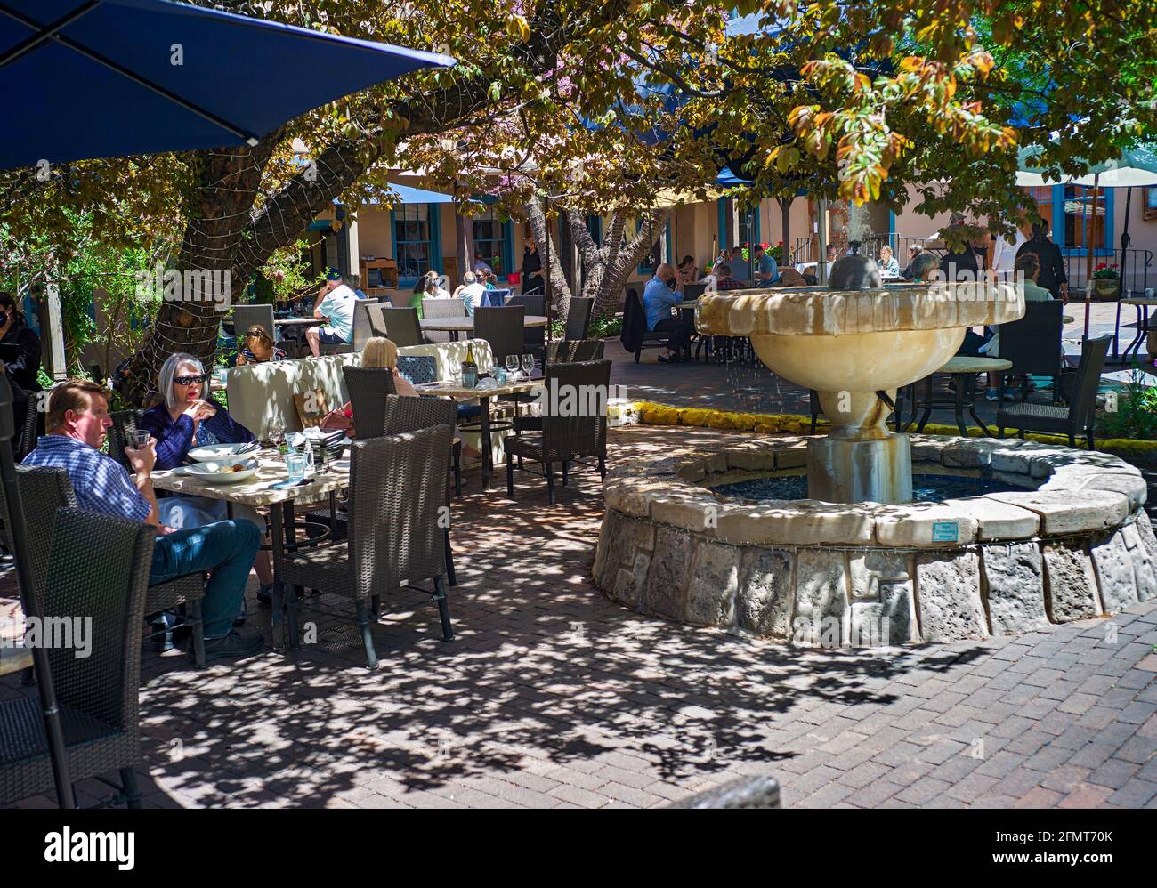 Santa Fe Dining Stock Photo - Alamy