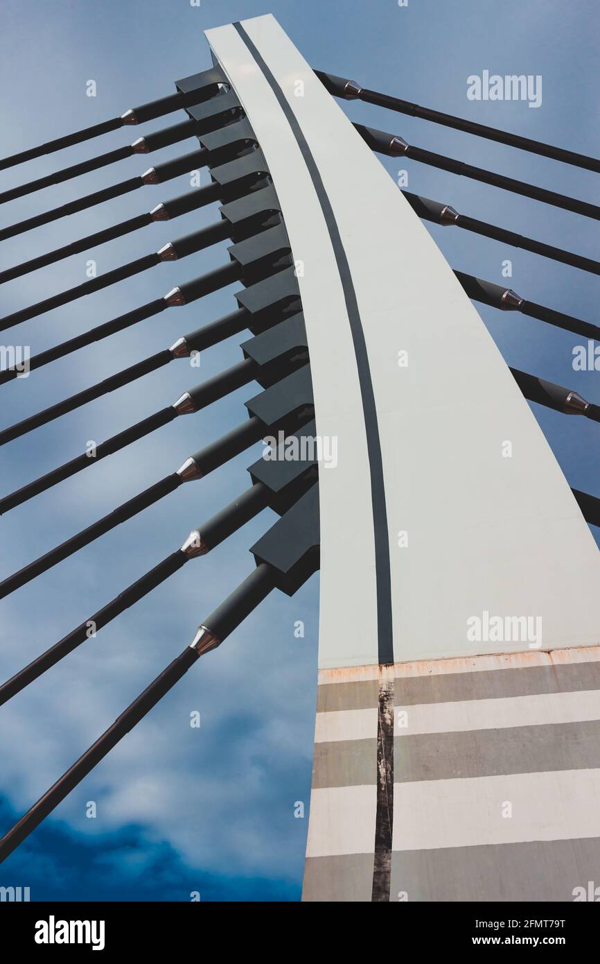 upper part of the bridge seen from below Stock Photo - Alamy
